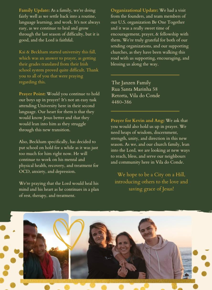 Janzen Winter 2022 – Be One Together